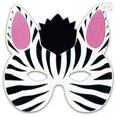 Kağıttan Zebra Maskesi