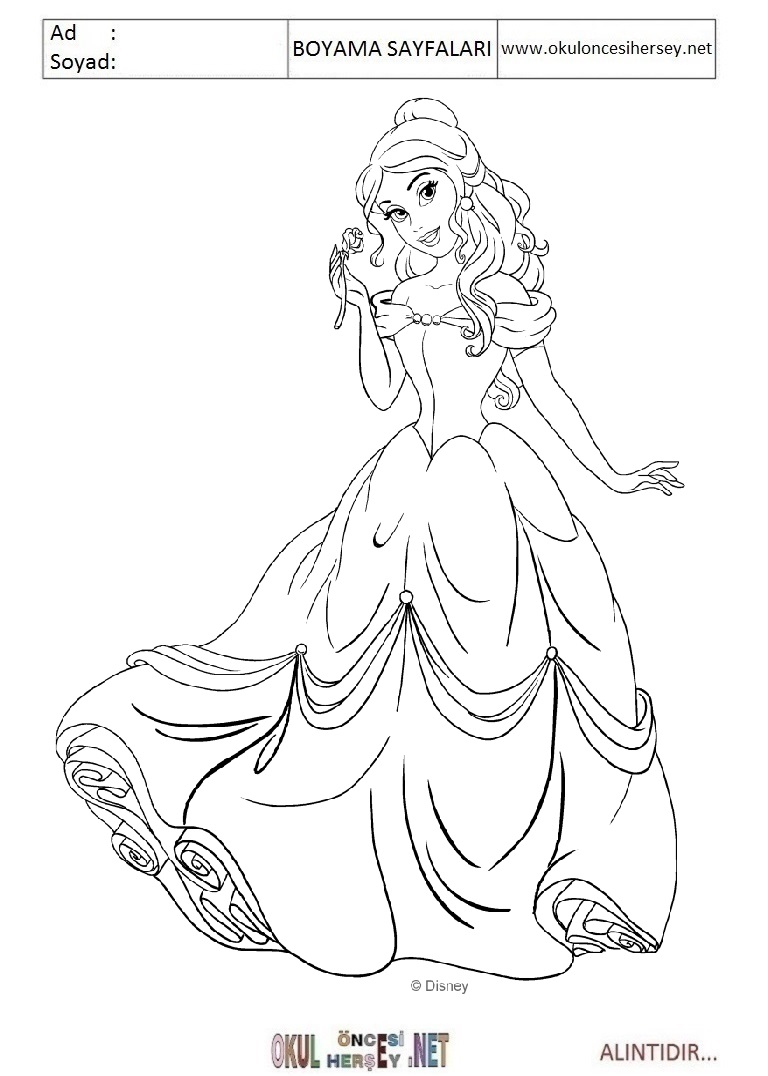 güzel-ve-çirkin Boyama Sayfaları