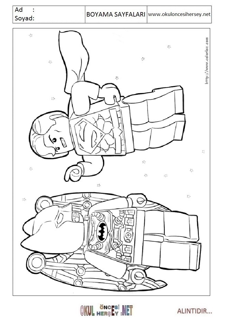 lego-batman Boyama Sayfaları