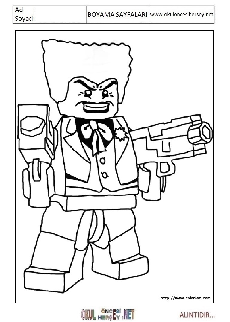 lego-batman Boyama Sayfaları