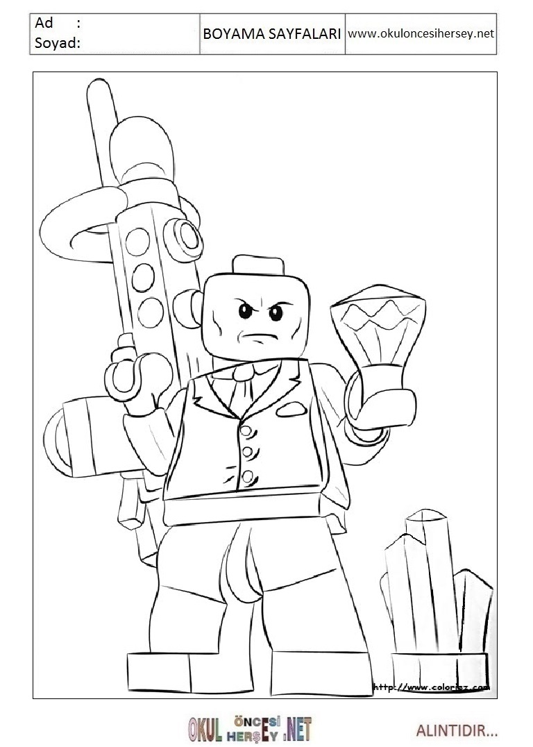 lego-batman Boyama Sayfaları