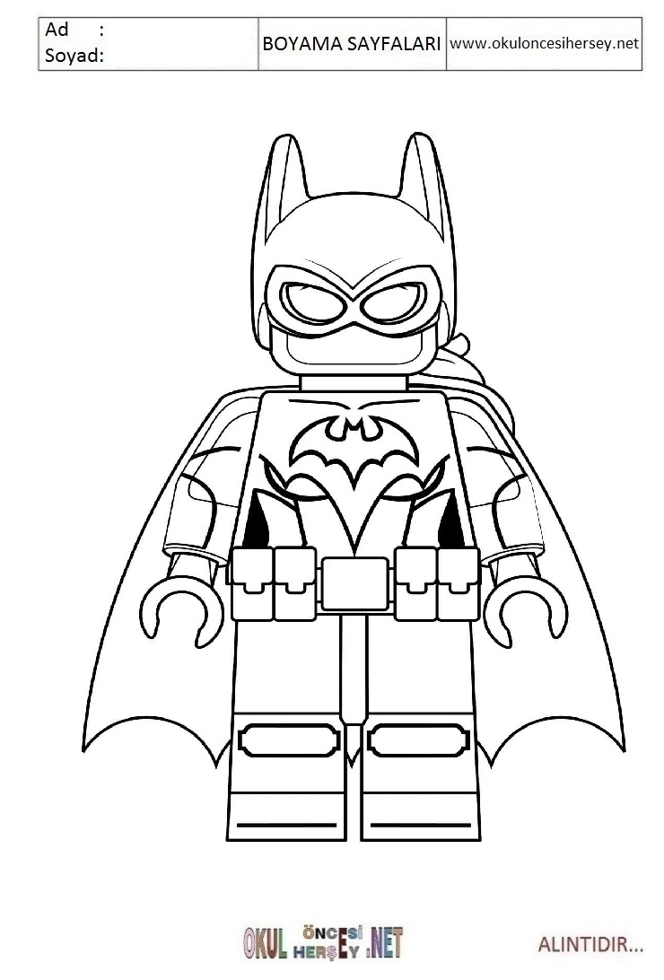 lego-batman Boyama Sayfaları