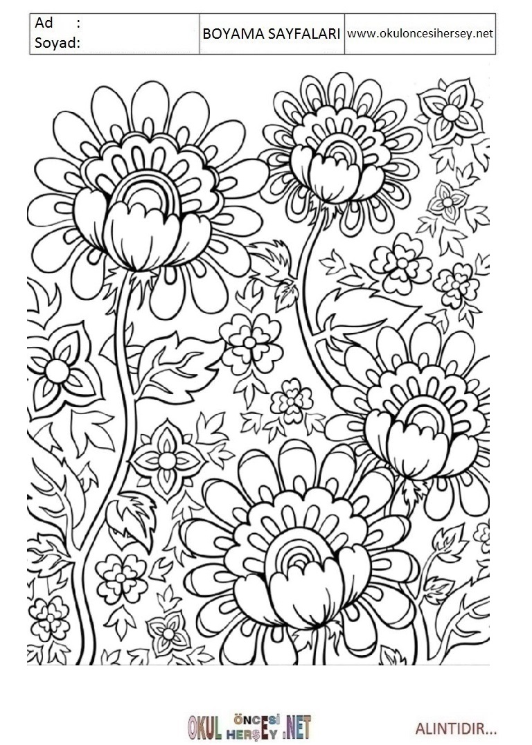 Doodle Boyama Sayfaları