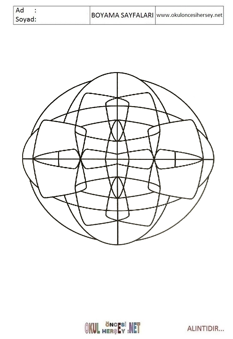 Mandala Boyama Sayfaları