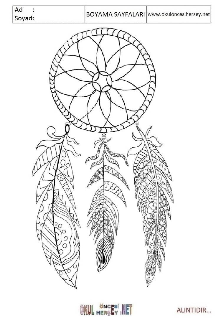Yetişkin Boyama Sayfaları