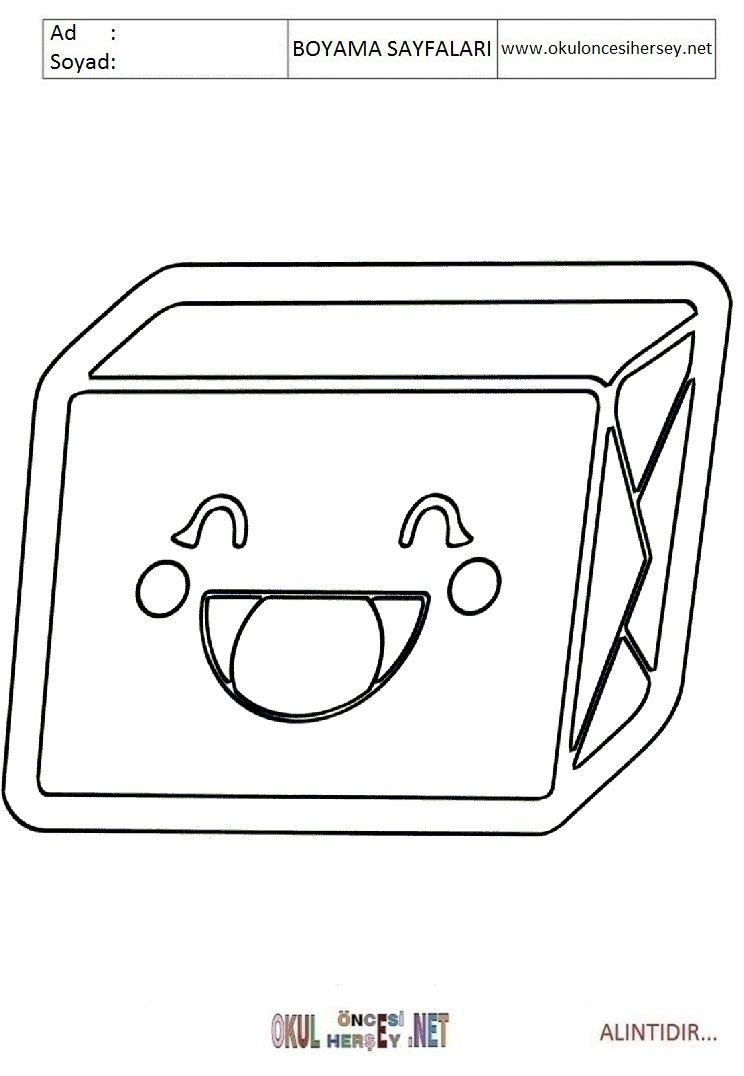 küp Boyama Sayfaları
