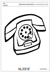 Telefon Boyama Sayfaları