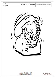 Telefon Boyama Sayfaları