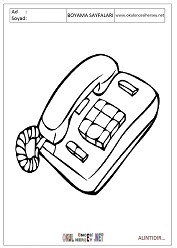 Telefon Boyama Sayfaları