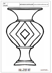 Vazo Boyama Sayfaları
