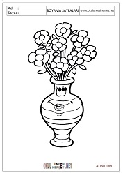 Vazo Boyama Sayfaları